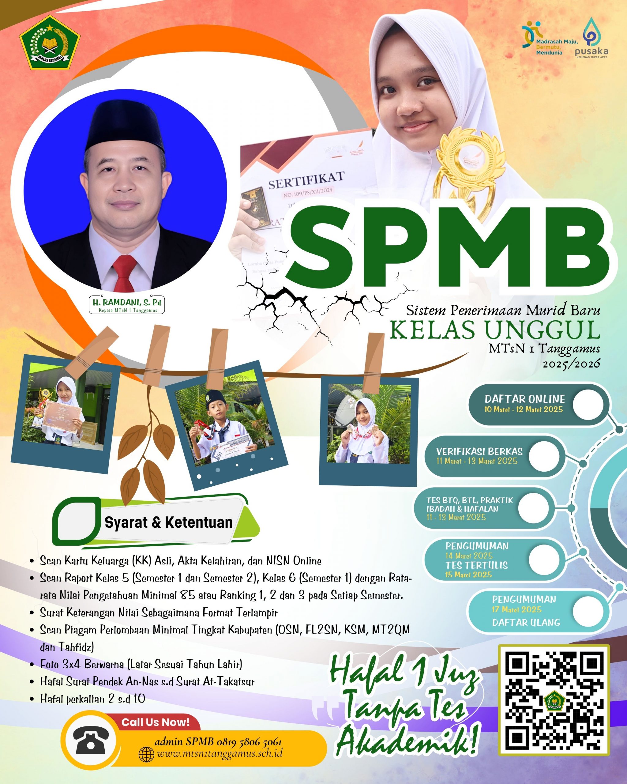 SPMB 2025 - MTsN 1 TANGGAMUS